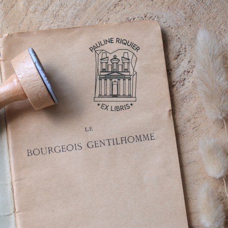 Tampon Ex-Libris. Tampon pour livre personnalisé - Joli Tampon